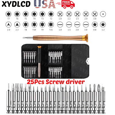 25 in1 Precision Screwdriver Set Computer Repair Torx Tool Kit Laptop ...