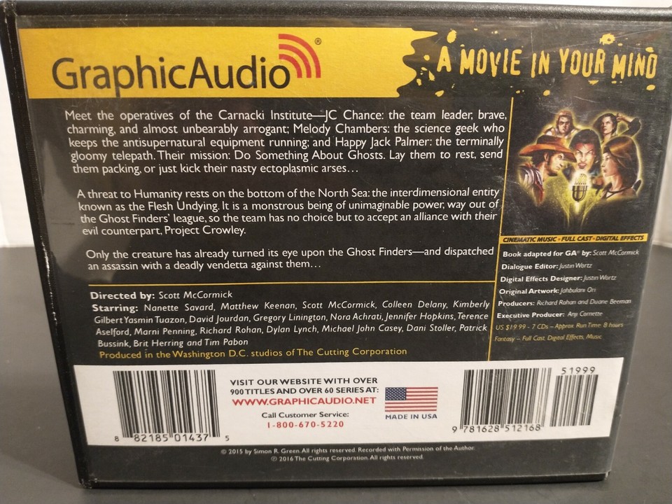 Forces from Beyond : Ghost Finders by Simon Green (2016, Cd ...
