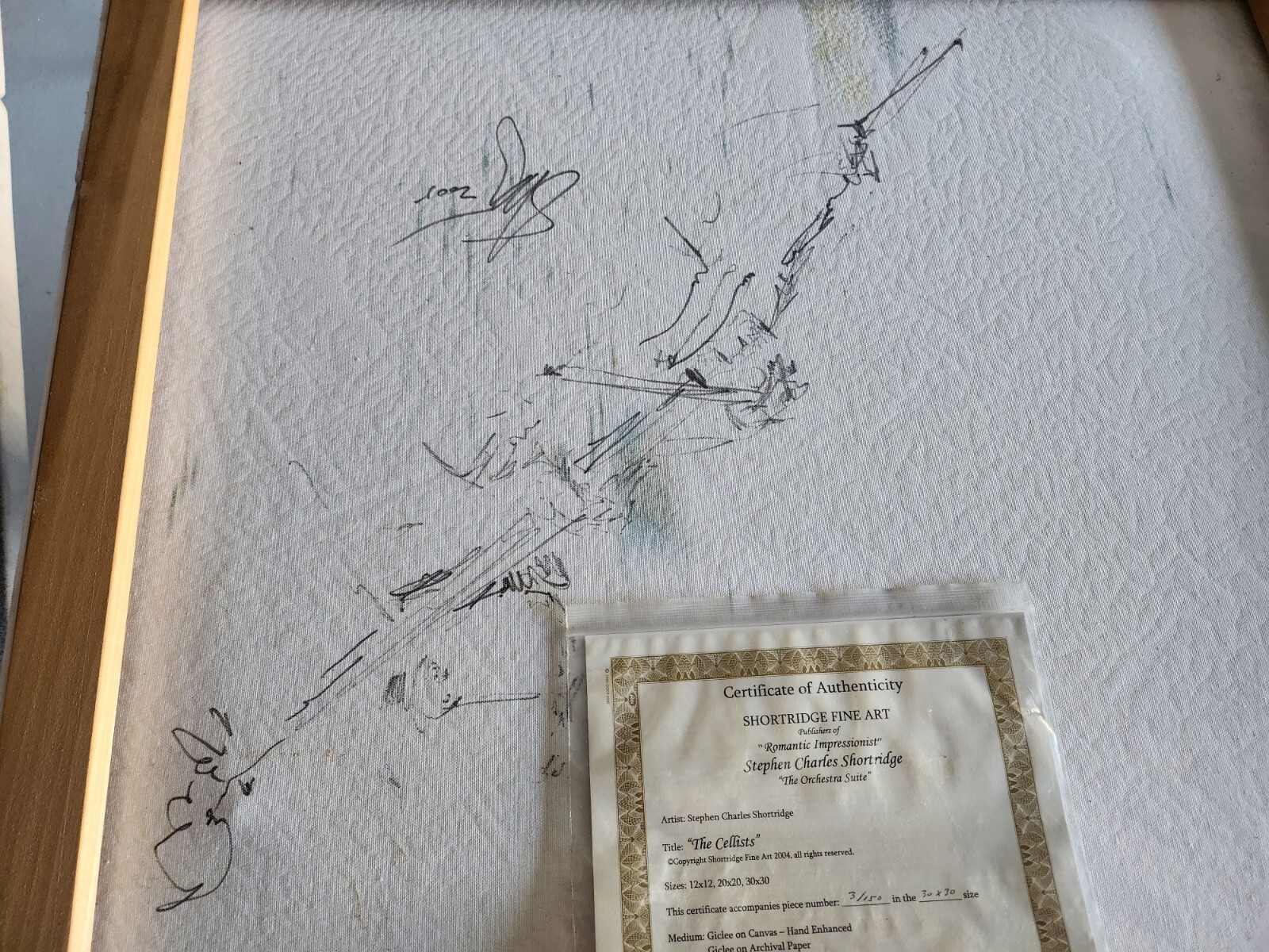 Stephen Charles Shortridge - "The Cellists" - 30x30- 3/150- not Framed ...