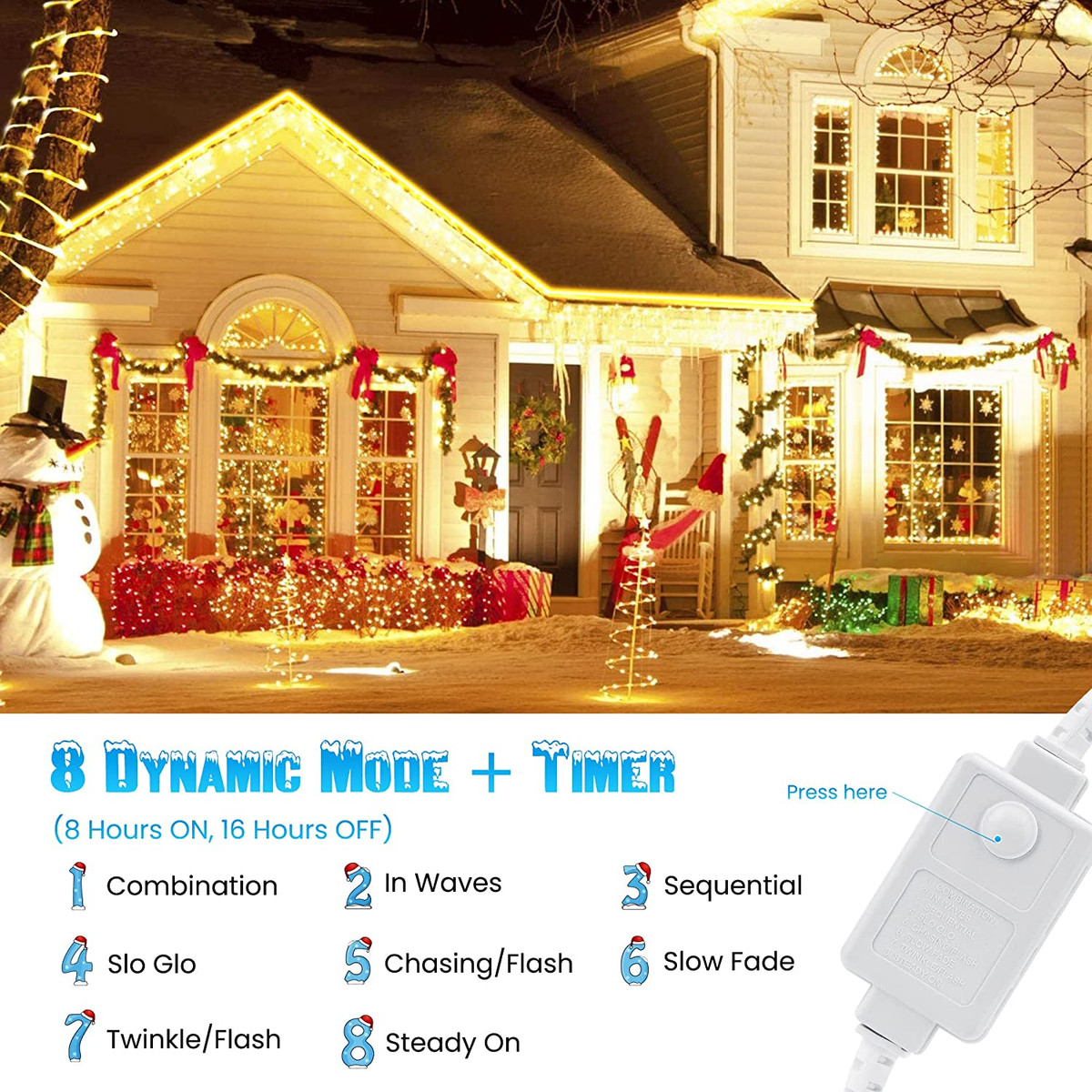 Chasing Led Rope Christmas Lights | Shelly Lighting