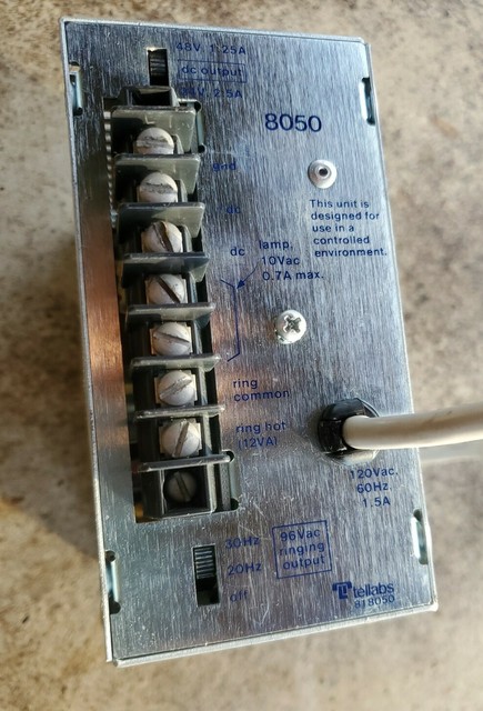 Ie1 Tellabs 8050 Power Supply and Ring Generator for Analog Telecom ...
