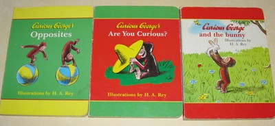 Lot of 3 Curious George Board Books | eBay