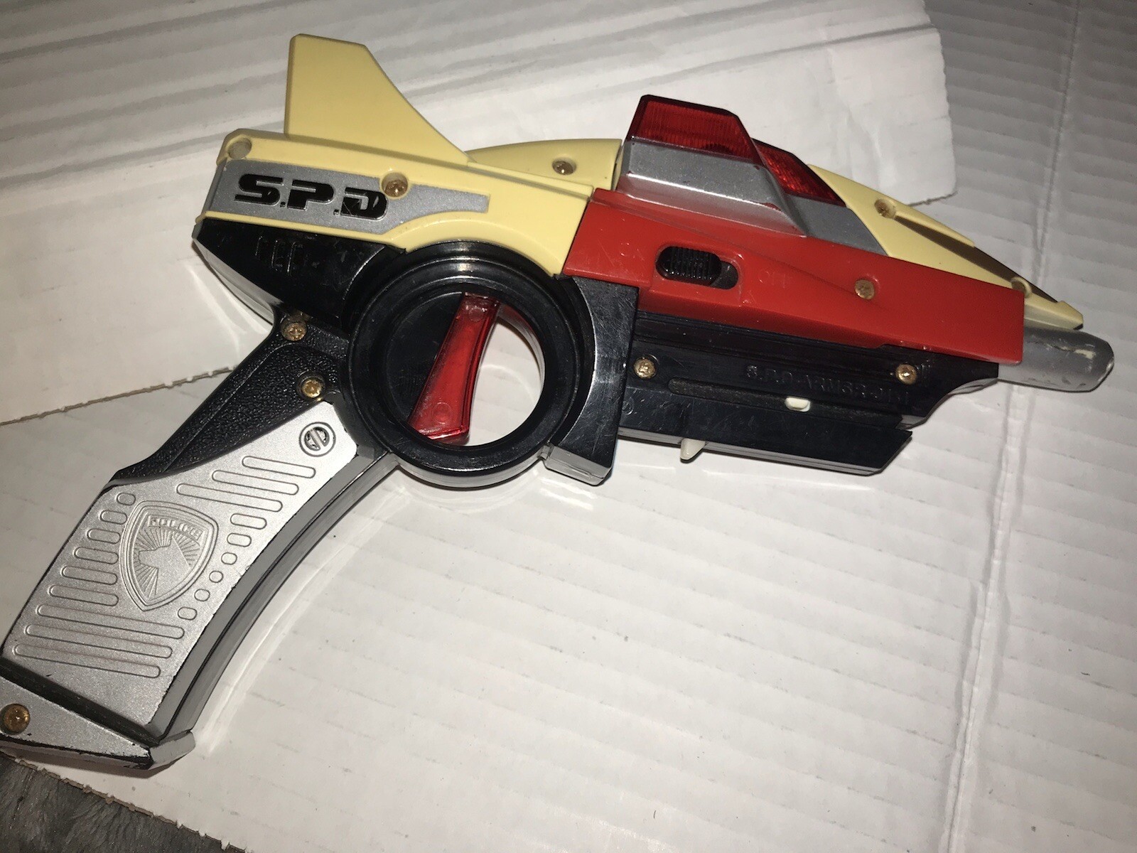 Power Rangers SPD Red Toy Gun Tested Lights & Sound … - Gem