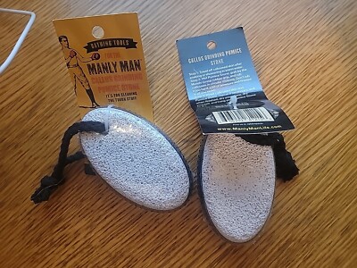 2 x Pumice Stone Bathing Tools for the Manly Man Callus Grinding Pumice ...