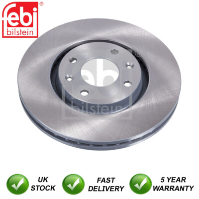 Brake Discs Front Febi Fits Vauxhall Peugeot Opel Citroen 424984 | eBay UK