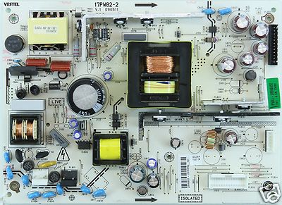 17PW82-2 V1 090511 20566893 40SH340E Scheda POWER SHARP TV | eBay