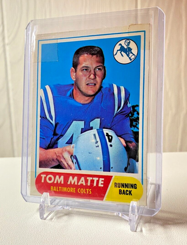 Tom Matte #178 - 1968 Topps Trading Card - Baltimore Colts | eBay