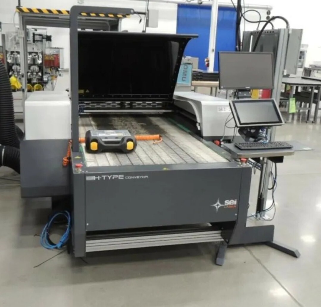 SEI Laser Machine-Marking / Cutting System -H-Type Conveyor - Well ...