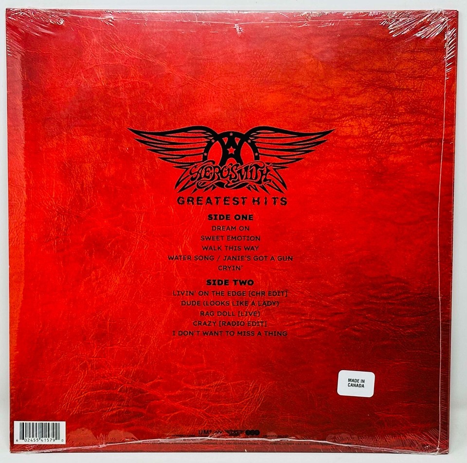 New Aerosmith Ultimate Greatest Hits Best Of Limited Color