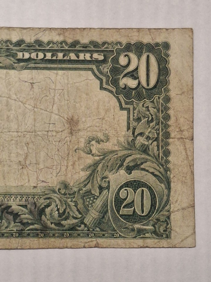 1902 $20 US NB of Denver Colorado National Currency Charter # 7408 | eBay