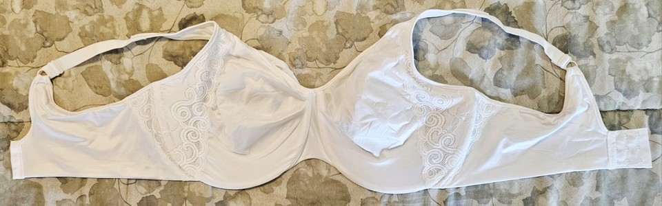 Bali Side Support Minimizer Underwire 1004 Unlined 2-Ply Cups White Bra ...