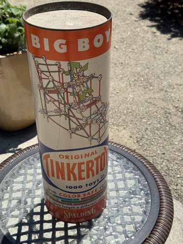 Vintage ORIGINAL TINKER TOY BIG BOY Spalding 1950s One Owner | eBay