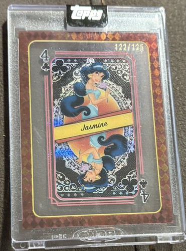 2025 Topps Disney Mint Princess Jasmine playing card /125 Queen of ...
