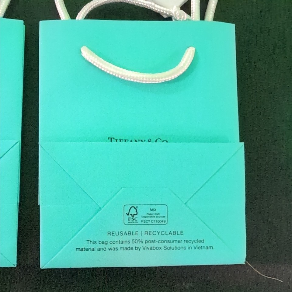 Genuine Original Tiffany & Co Bags, Tissue Paper, Cards | eBay UK