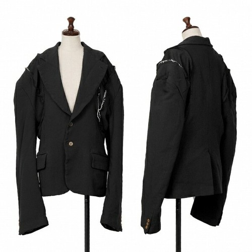 Used Comme Des Garcons Cut-Off Design 2B Jacket Black S Women'S | eBay