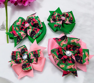 Girls Wicked Witch Hair Bow Hair Bows Good Witch Kids HairBow Pink ...