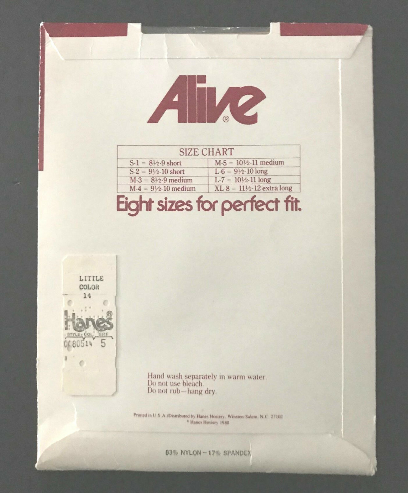Vintage Hanes Alive Sheer Support RHT Nylon Stockings… - Gem