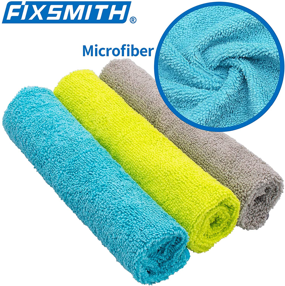 Microfiber Cleaning Cloth - Pack of 8, Size: 12 X 16 In, Multi ...