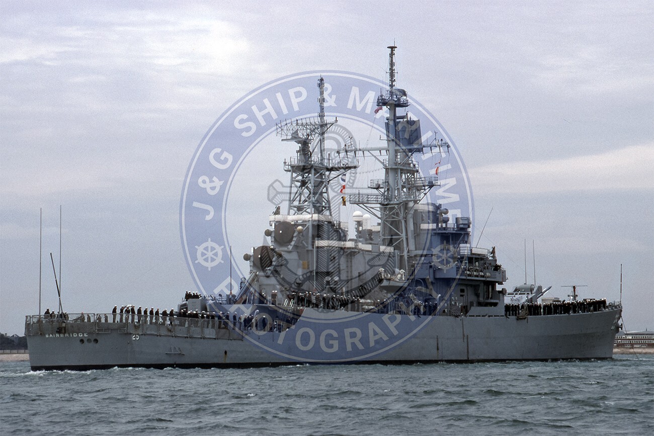 US Navy Nuclear Powered Cruiser USS BAINBRIDGE (CGN-25) - 6X4 (10X15 ...