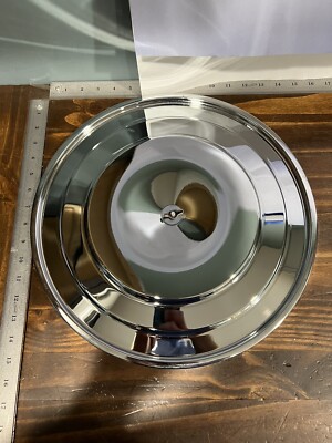 CAL Custom 15 1/2" Chrome Air Cleaner Flat Top Camaro/Firebird 1255 305 ...