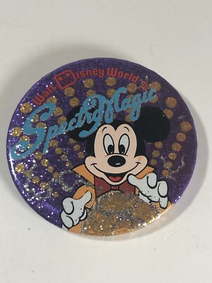 Vintage 90's Walt Disney World Mickey Mouse Spectro Magic - 3" Pin ...