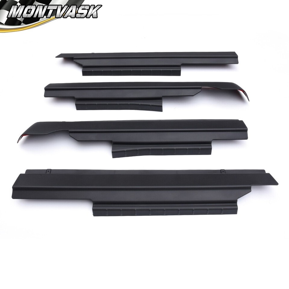 Fit For Dodge Ram Crew Cab 2009-2018 Rocker Panel Protector Guard Cover ...