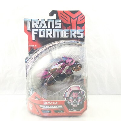 2007 Transformers Arcee Autobot Figure Motorcycle Hasbro | eBay