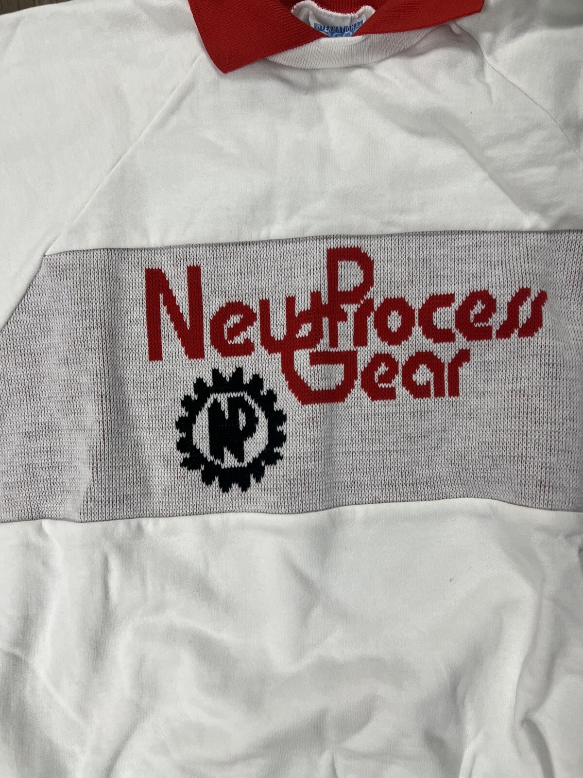 Vintage International Logos New Process Gear Sweater … - Gem