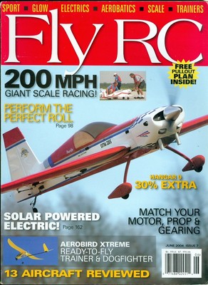 2004 Fly RC Magazine: Hangar 9/Solar Powered Electric/Aerobird Xtreme ...