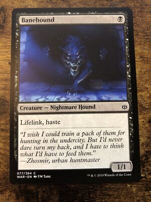 MTG Banehound War of the Spark 077/264 Regular Common brand new mint | eBay