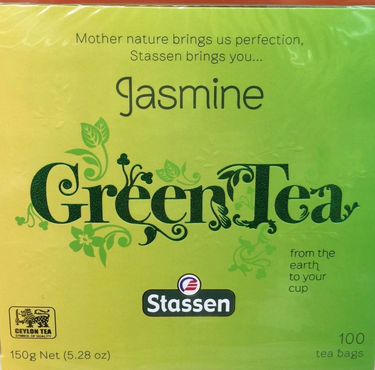 Jasmine Green Tea Stassen Pure 100 Tea Bags #1 Quality- New In Box | eBay
