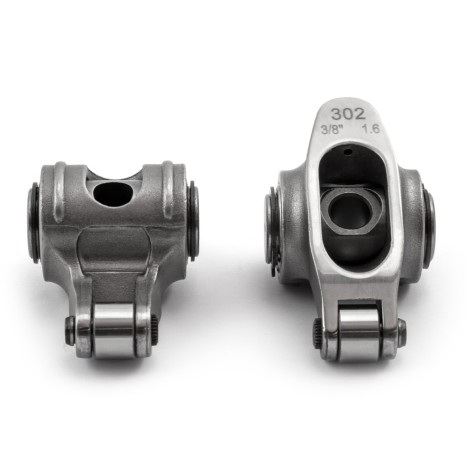 Ford SB 289 302 351 Windsor 1.6 3/8" Stainless Steel Roller Rocker Arm ...