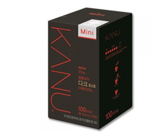 Korea Food Maxim Kanu Mini Decaffeinated Americano Korean Instant ...