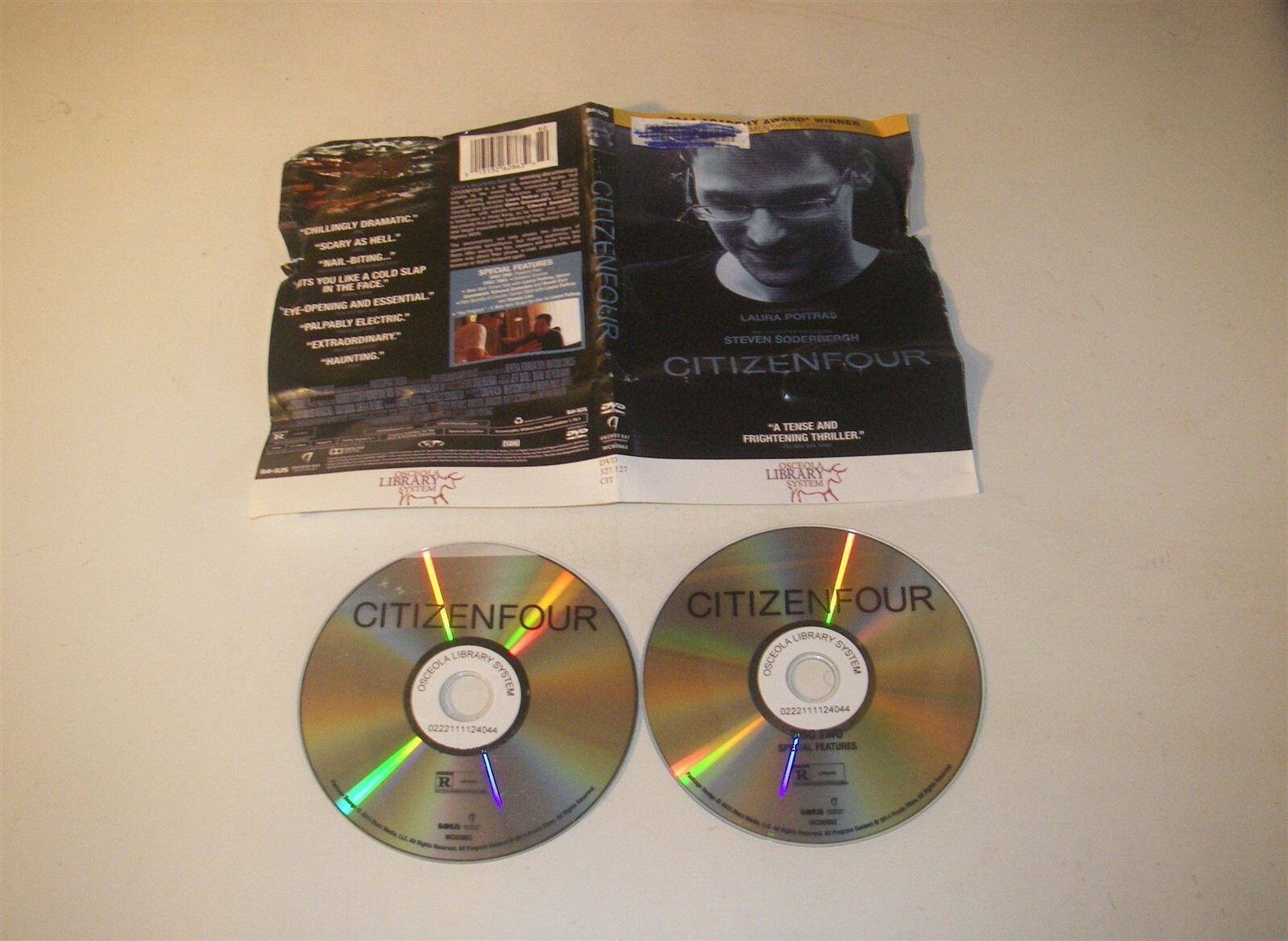 CITIZEN FOUR DVD MOVIE NO CASE A4962 | eBay