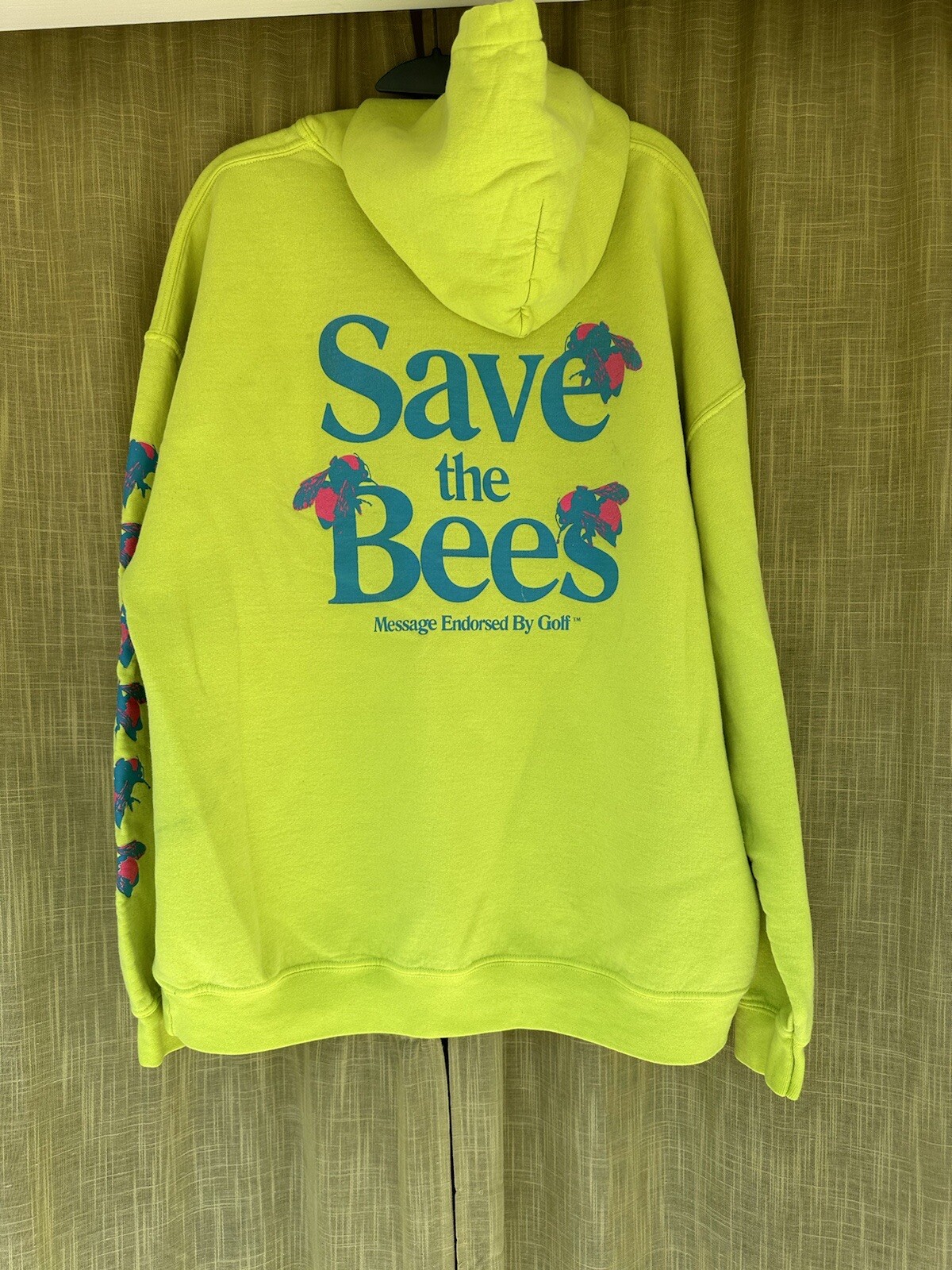 Save The Bees Flower boy Golf Wang Hoodie Size Xl | eBay