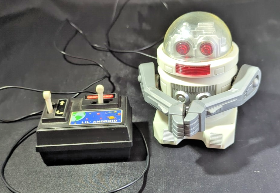 Vintage MINT Radio Shack Lil Android RC Robot 1980s – WORKS – Remote ...