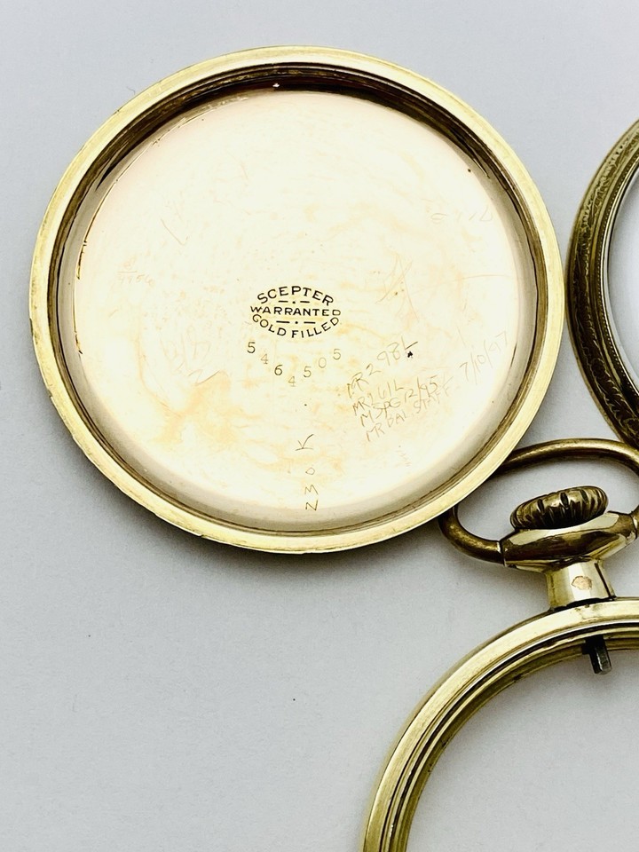16S Gold Filled Scepter-Star Co. Pocket Watch Case in Fair | eBay