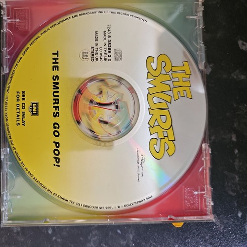 THE SMURFS GO POP Electro-Synth TV Soundtrack CD Smurfland Olympics ...