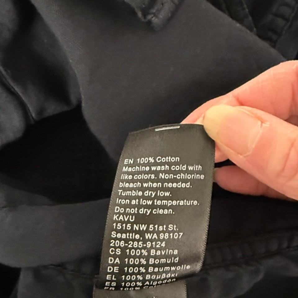 Kavu Wahalla Black Button-Up Shirt Dress XS | eBay