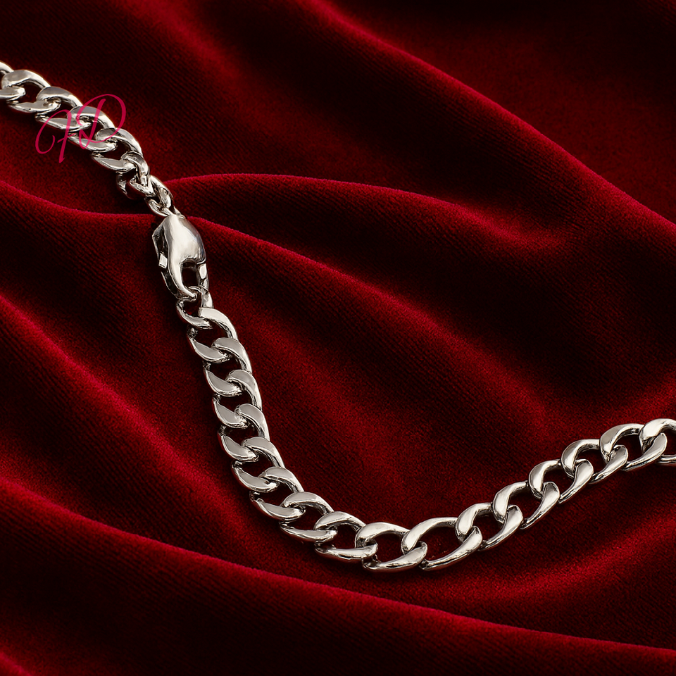 Luxury Miami Cuban Platinum Chain Necklace Width 9.4 mm 22 Inches 950 ...