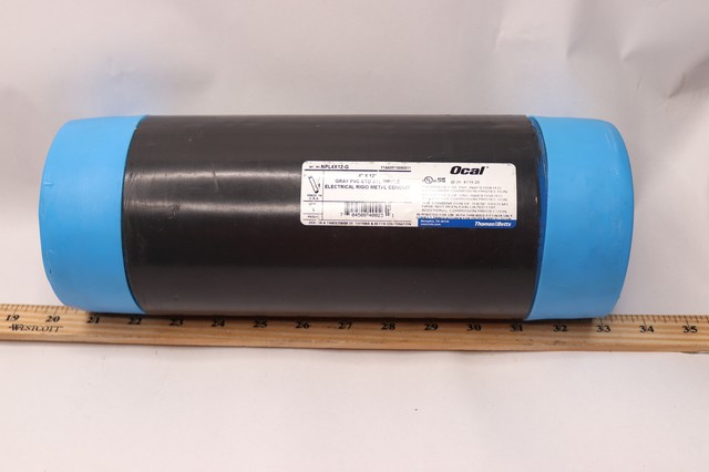 OCAL 4" " GRAY PVC CTD STL NIPPLE ELECTRICAL RIGID METAL CONDUIT ...