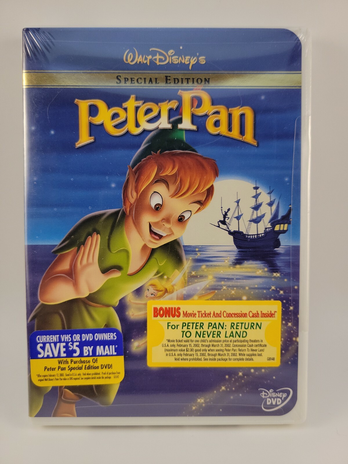 Peter Pan Disney Dvd