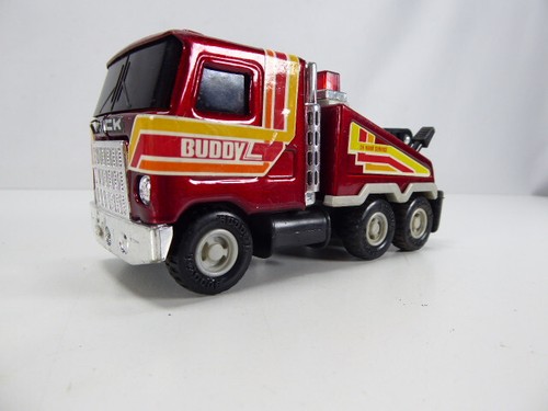 Buddy L Mack vintage Working tow truck 1980 24 Hour Service Toy Truck ...