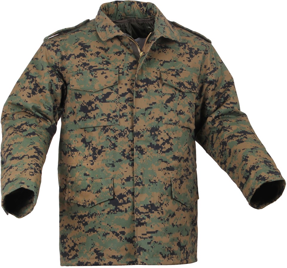 M-65 Field Jacket and Liner Tactical Military M65 Uniform Army Camo ...