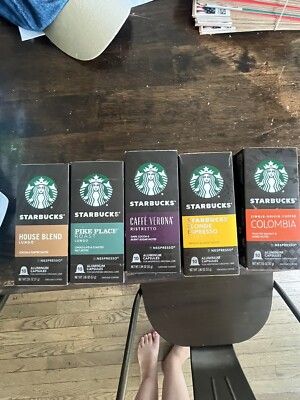 Starbucks by Nespresso Intense Variety Pack 50-count single serve ...