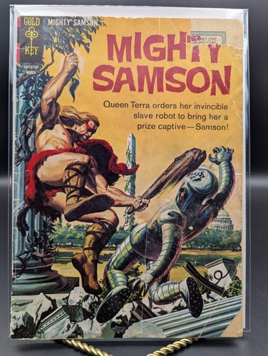 Mighty Samson #9 Gold Key Vintage Comic Book March 1967 Silver Age ...