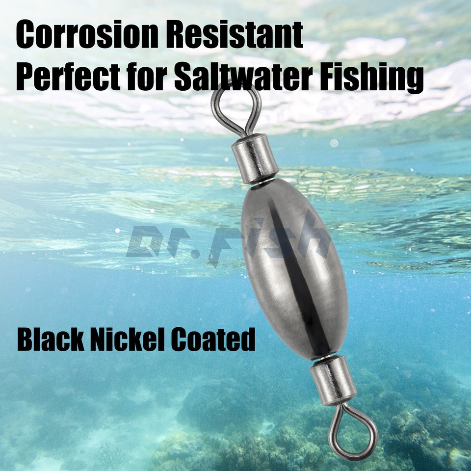 20/40pcs Trolling Sinkers Brass Fishing Quick Set-up Inline Sinker ...