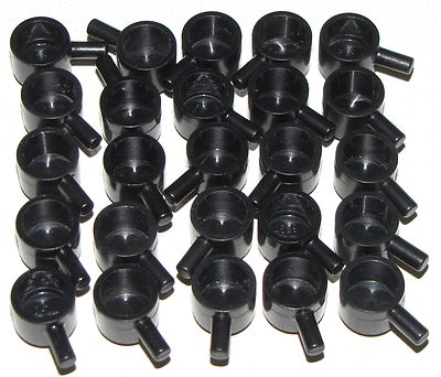 LEGO LOT OF 25 BLACK MINIFIGURE POTS FRYING PAN UTENSILS PIECES | eBay