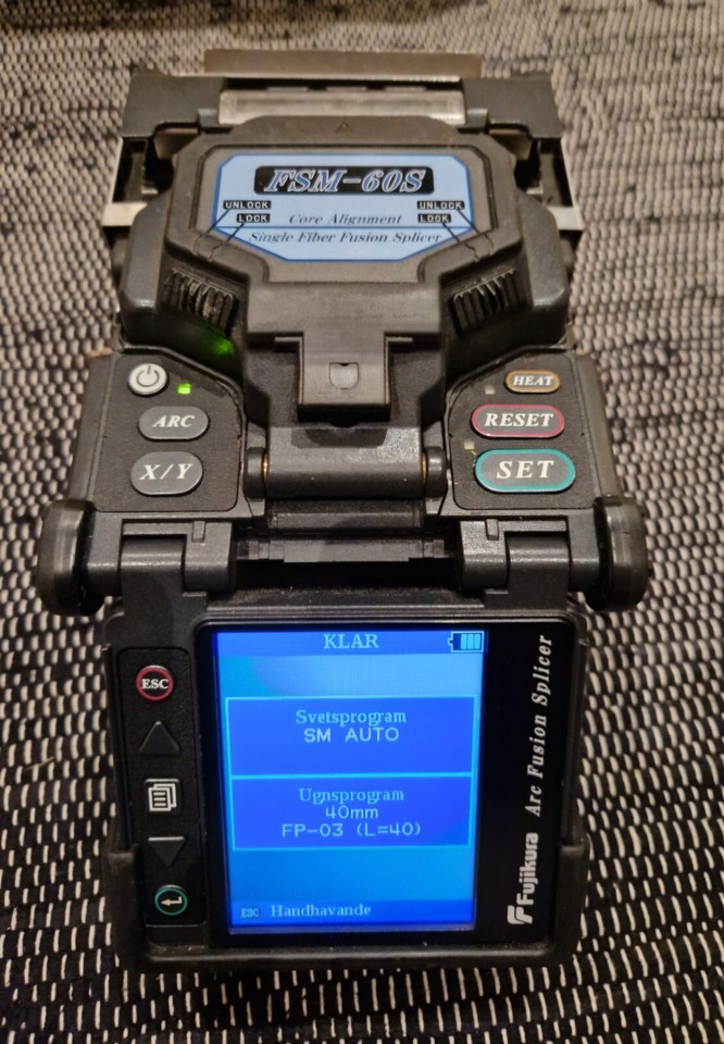 Fujikura FSM-60S SM MM Core Alignment Fiber Fusion Splicer w ...