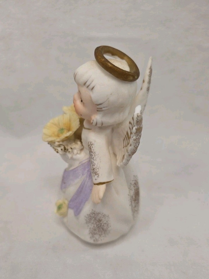 Vintage Lefton April Birthday Angel Figurine #3332 | eBay